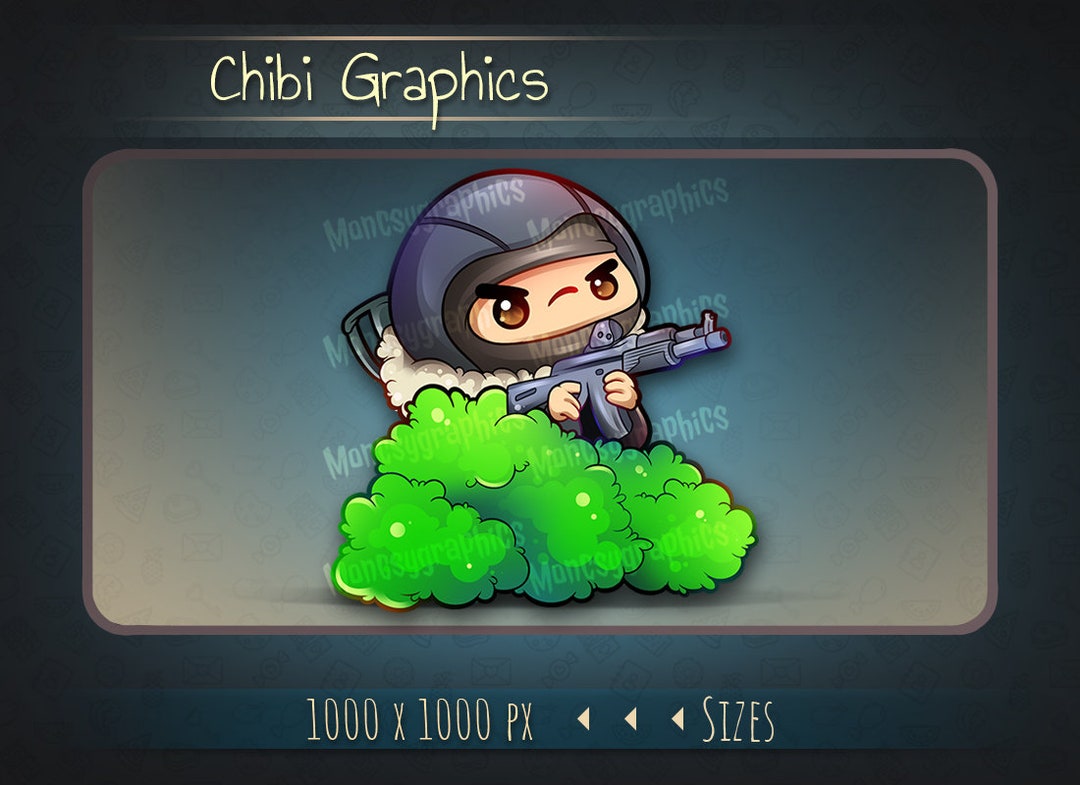 Twitch Emotes // Cute Chibi Figure for Streamers / - Etsy