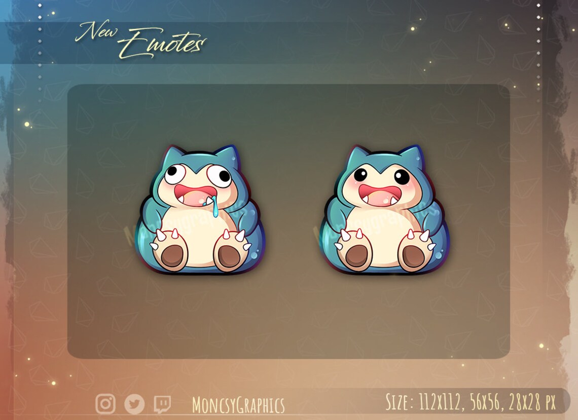 Twitch Emotes / Derpy Spirit Emotes Pack / Kawaii Cute Art / Twitch Sub ...