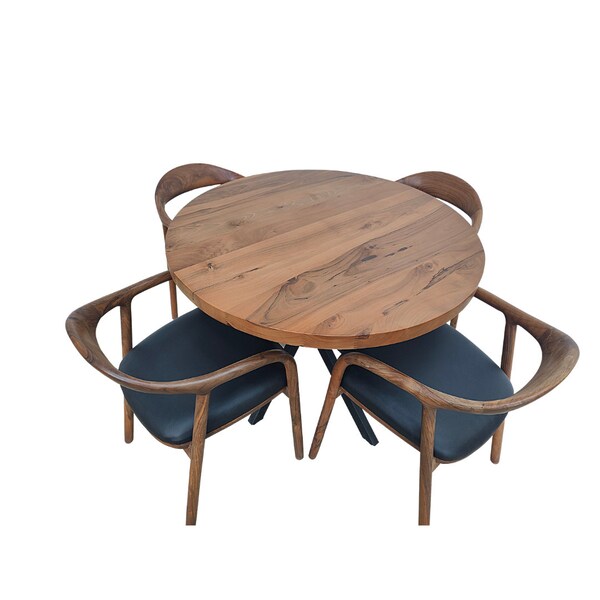 Walnut Table - Etsy UK