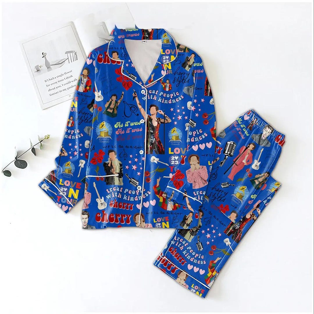 Have A Very Harry Christmas Pajamas Set, Harry Styles Love on Tour 3D ...