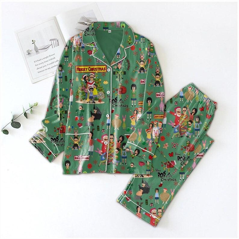 Bob's Burgers Christmas Pajamas, Bob Belcher Shirt, Belcher Family ...