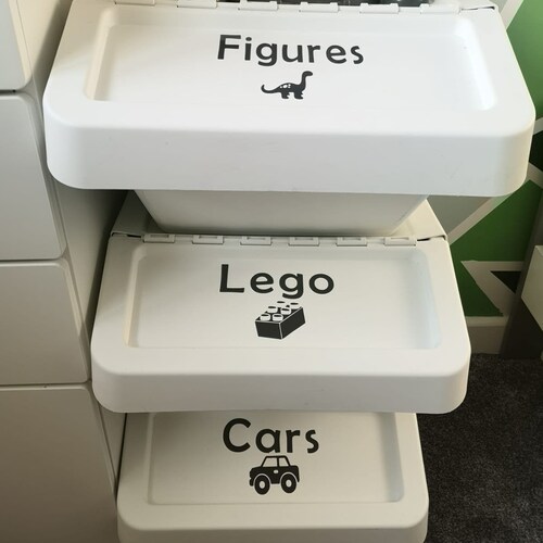 IKEA KALLAX DRONA Box Sticker Personalised Vinyl Labels - Etsy UK