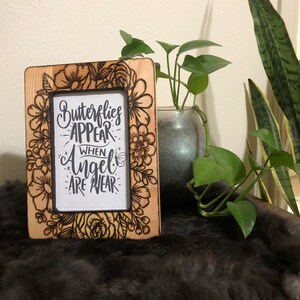 Floral Photo Frame - Etsy