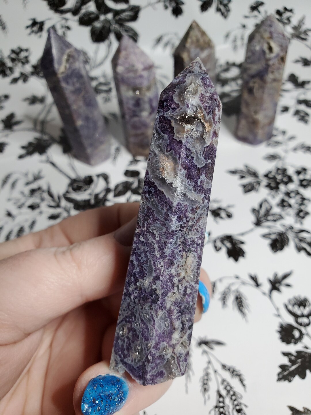 Purple Sphalerite Tower - Etsy