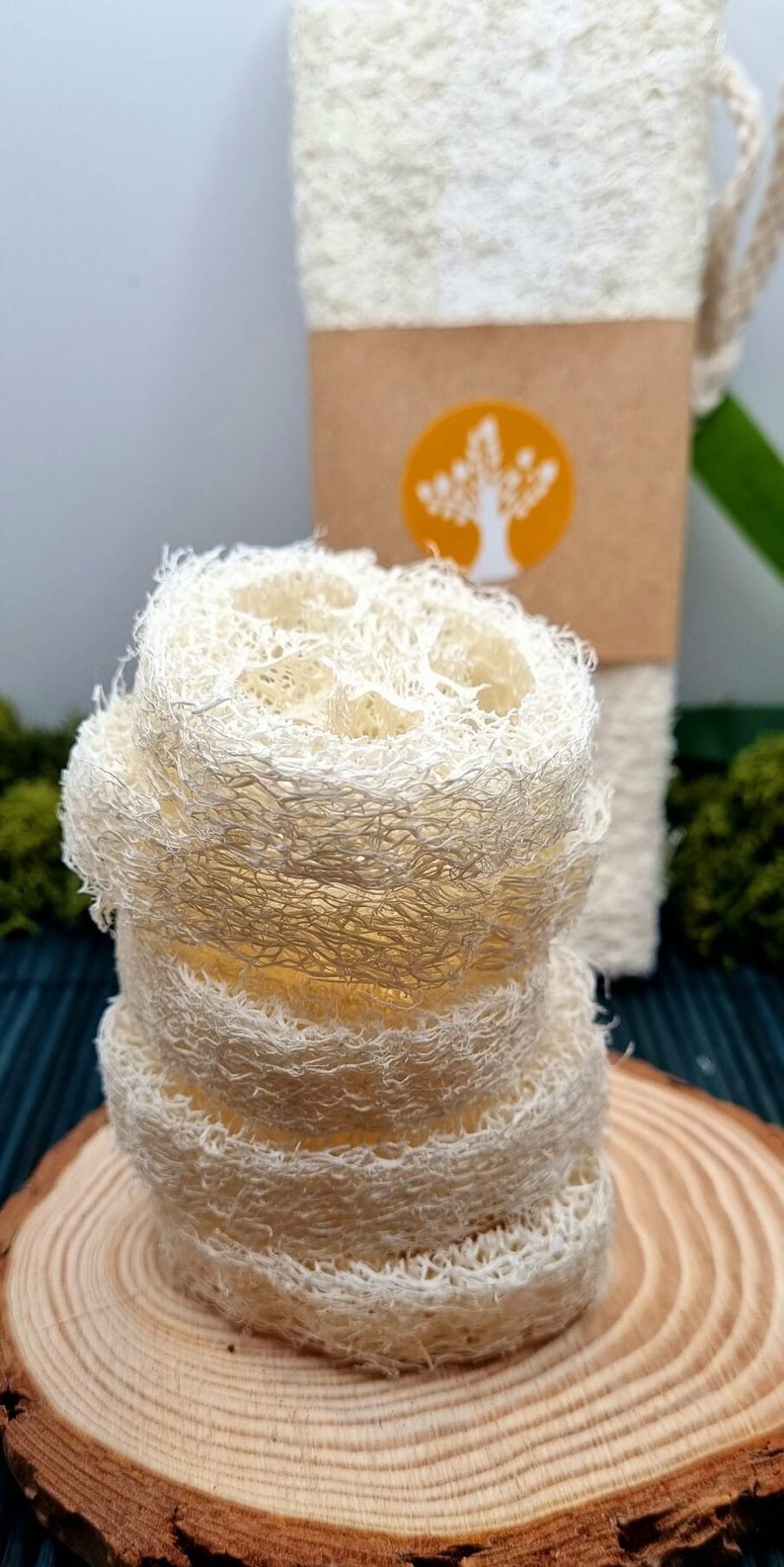 LARGE Natural Loofah Eco Friendly. Plant Based Plastic - Etsy UK