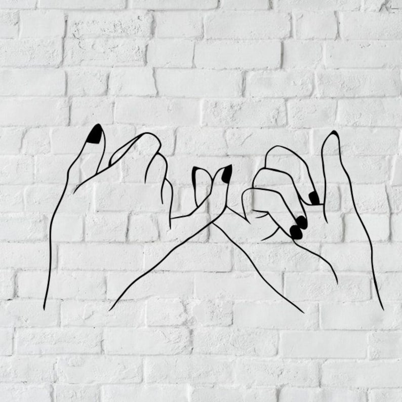 Pinky Promise Svg, Pinky Svg, T-shirt Svg, Design Svg, Decor Svg ...