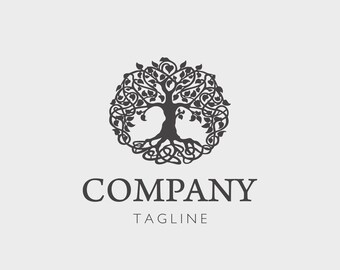 Personalized Tree Logo, Tree Logo, SVG, PDF, Tree Logo Vector, Logo ...