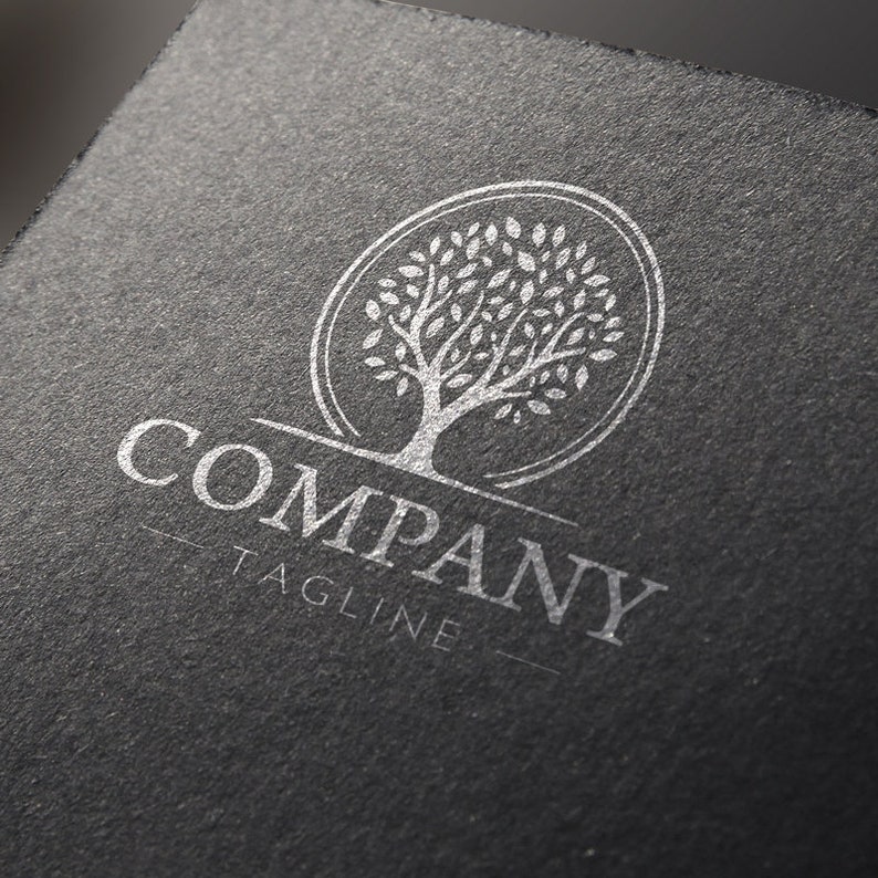 Personalized Tree Logo, Tree Logo, SVG, PDF, Tree Logo Vector, Logo ...