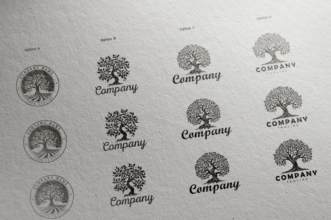 Ready-made Tree Logo Design | SVG, PDF, PNG | Tree Logo Vector | Tree ...