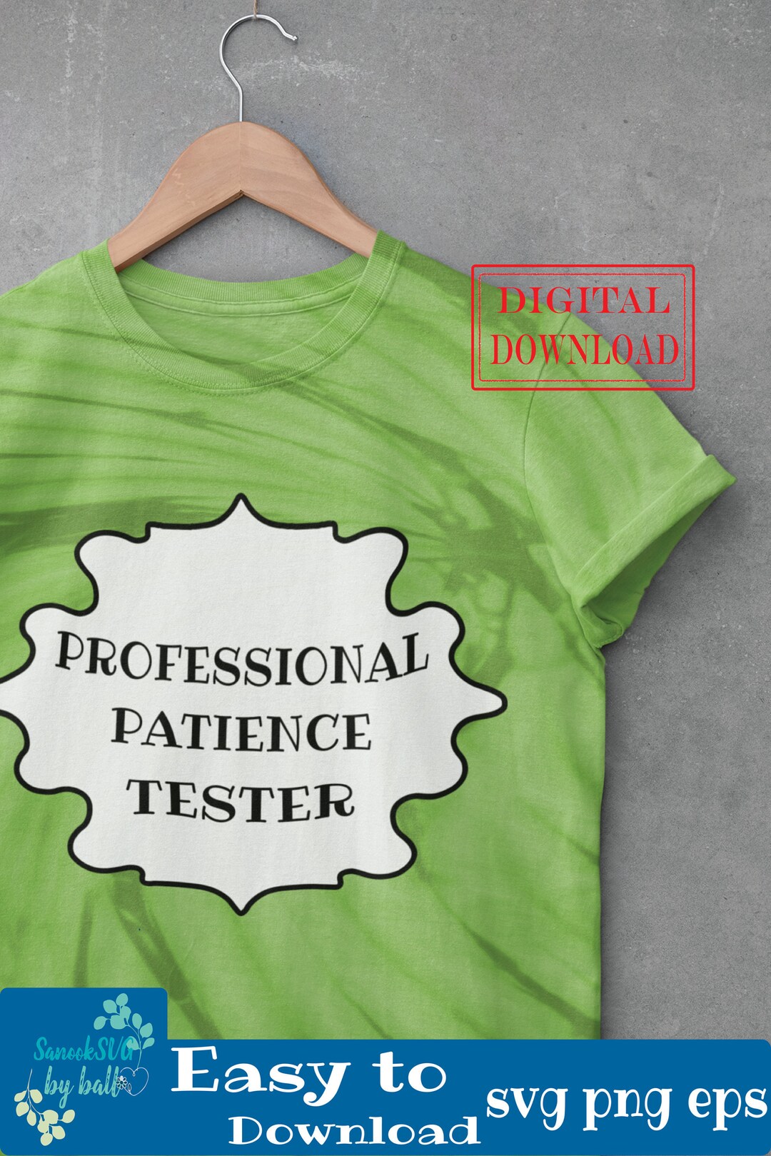Patience Svg, Funny Kids Svg, Professional Patience Tester SVG is a ...