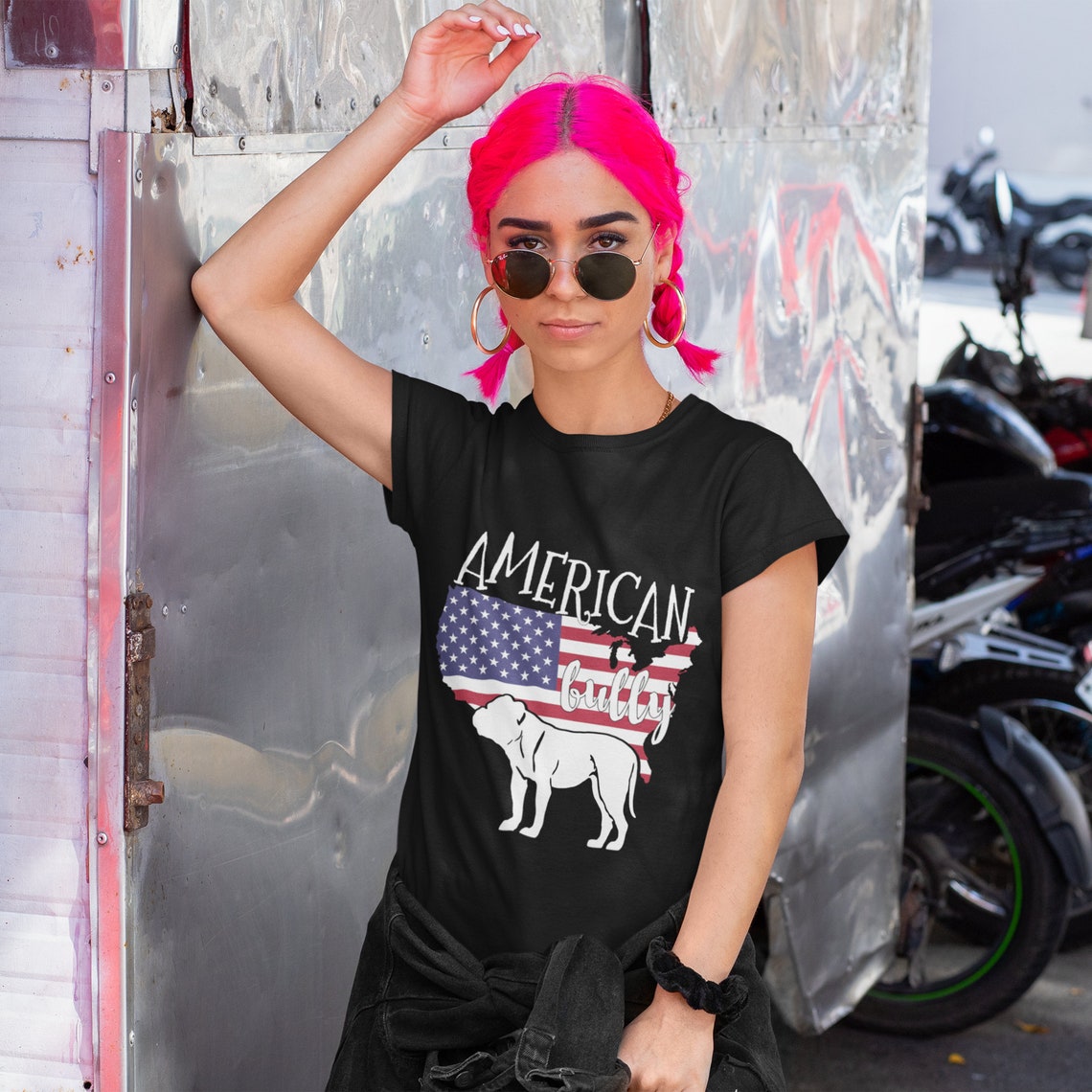 American Flag Bully Svg, Pitbull Dad Svg, American Flag, Pitbull Svg ...