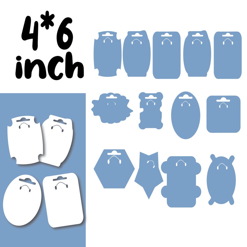 Keyring Display Card Svg, Keyring Display Card Template, Keychain Svg ...