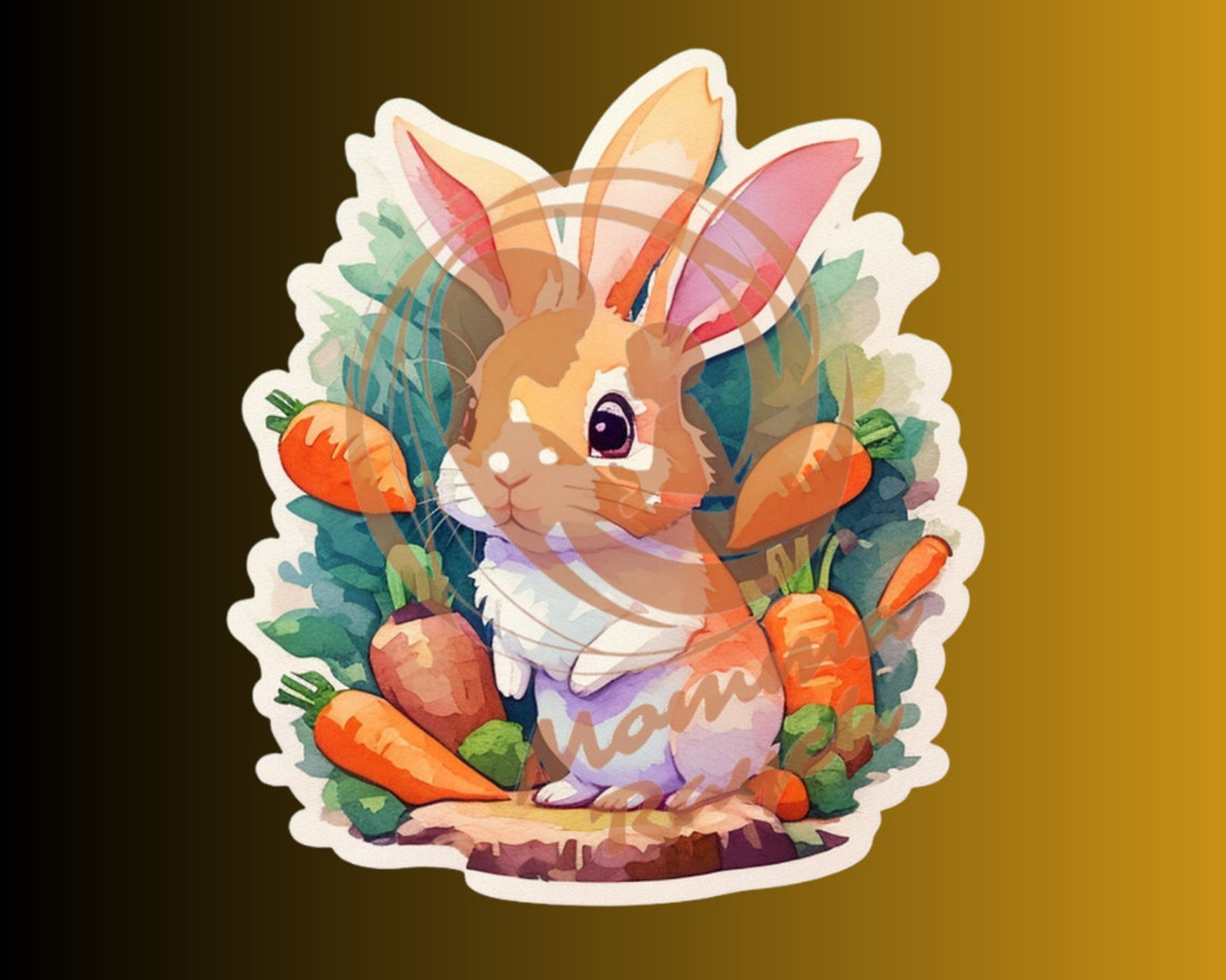 Printable Cute Rabbits Sticker Bundle 10 Cute Rabbit - Etsy