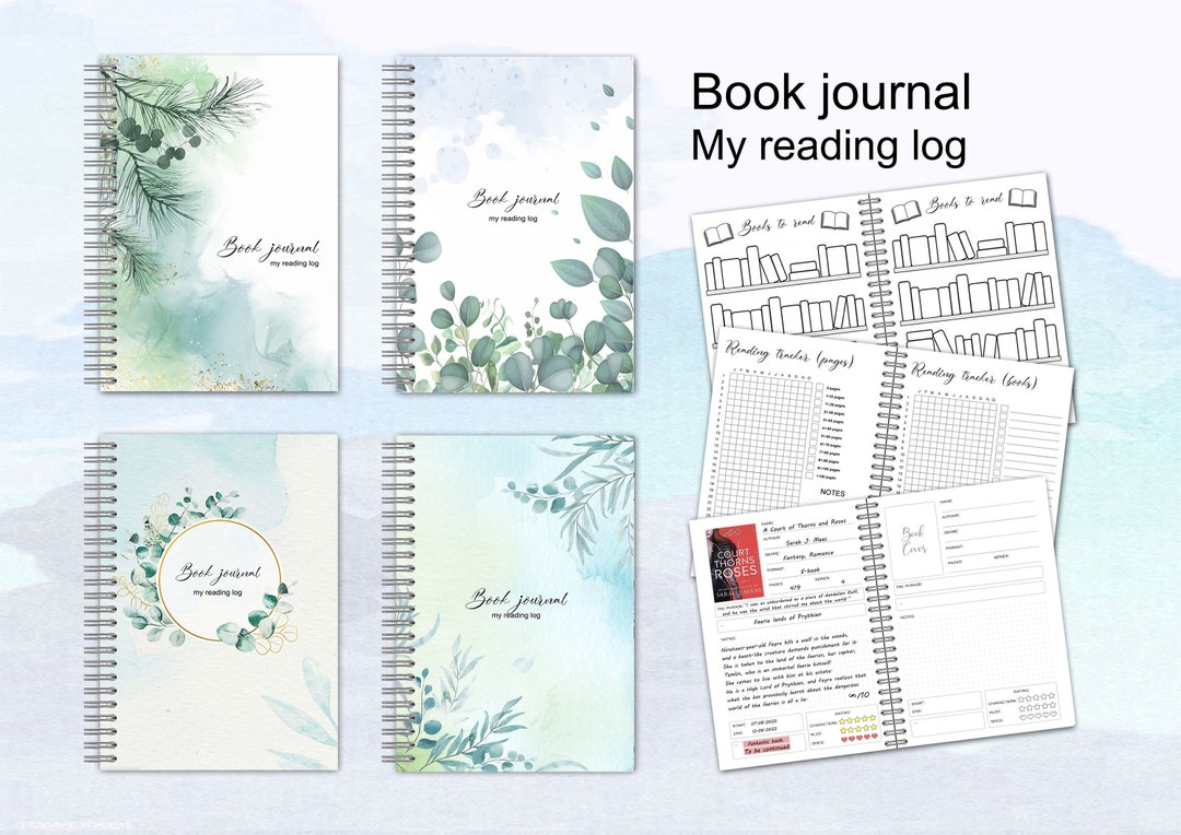 Journal de livre, Journal de lecture, Planificateur de lecture, Booktok ...