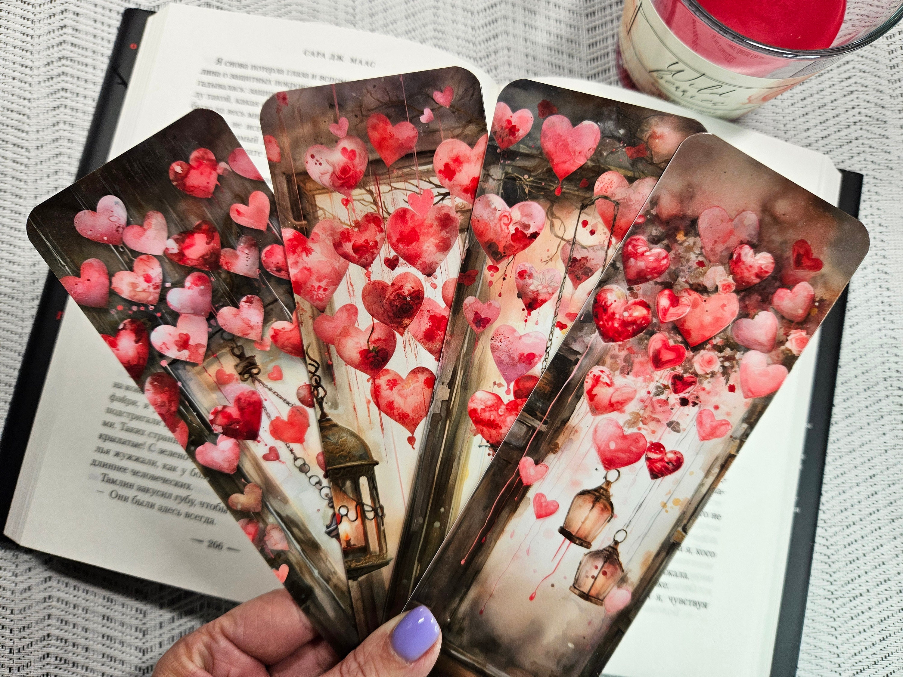 Bookmarks Love, Vintage Book Accessories, Reading Accessories, Gift for ...