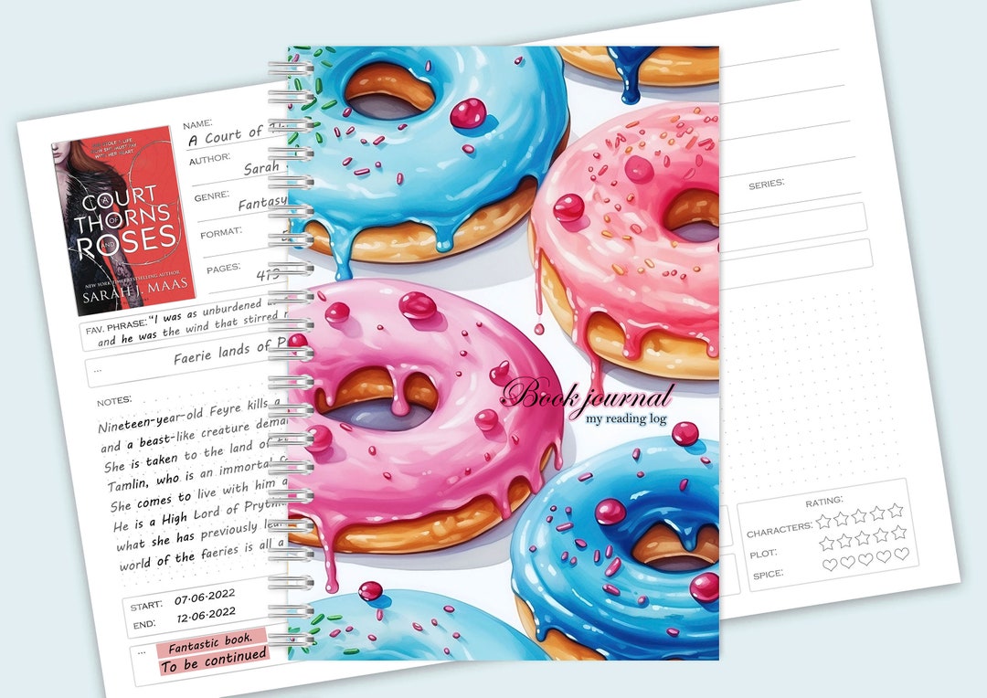 Book Journal, Reading Journal, Reading Planner, Booktok, Reading ...