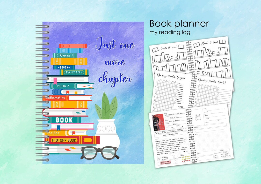 Book Journal, Reading Journal, Reading Planner, Booktok, Reading ...