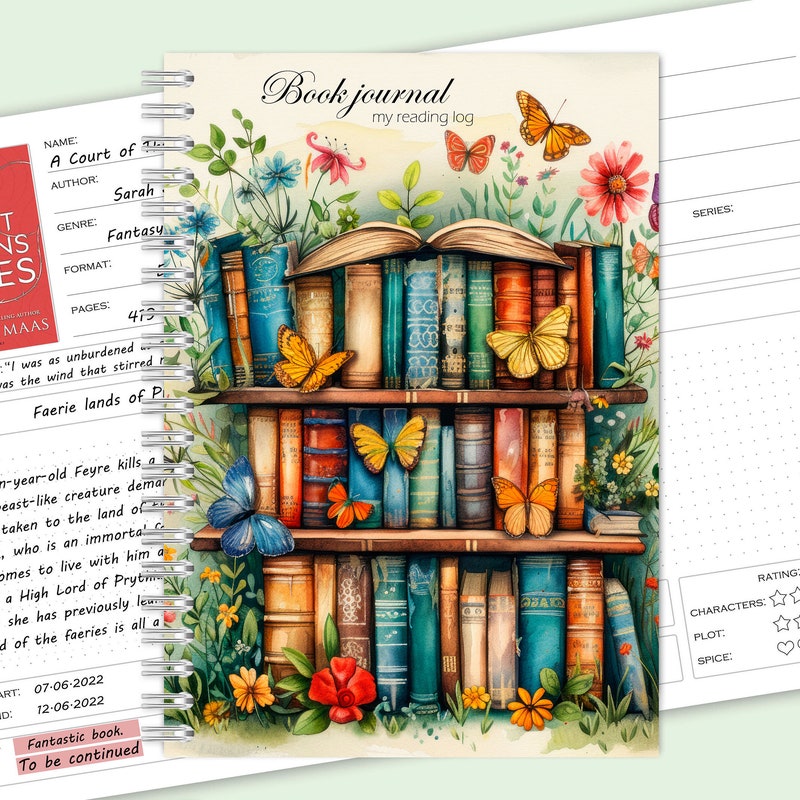 Book Journal - Etsy