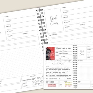 Book Journal, Reading Journal, Badge, Keychain, Bookmark, Mirror ...