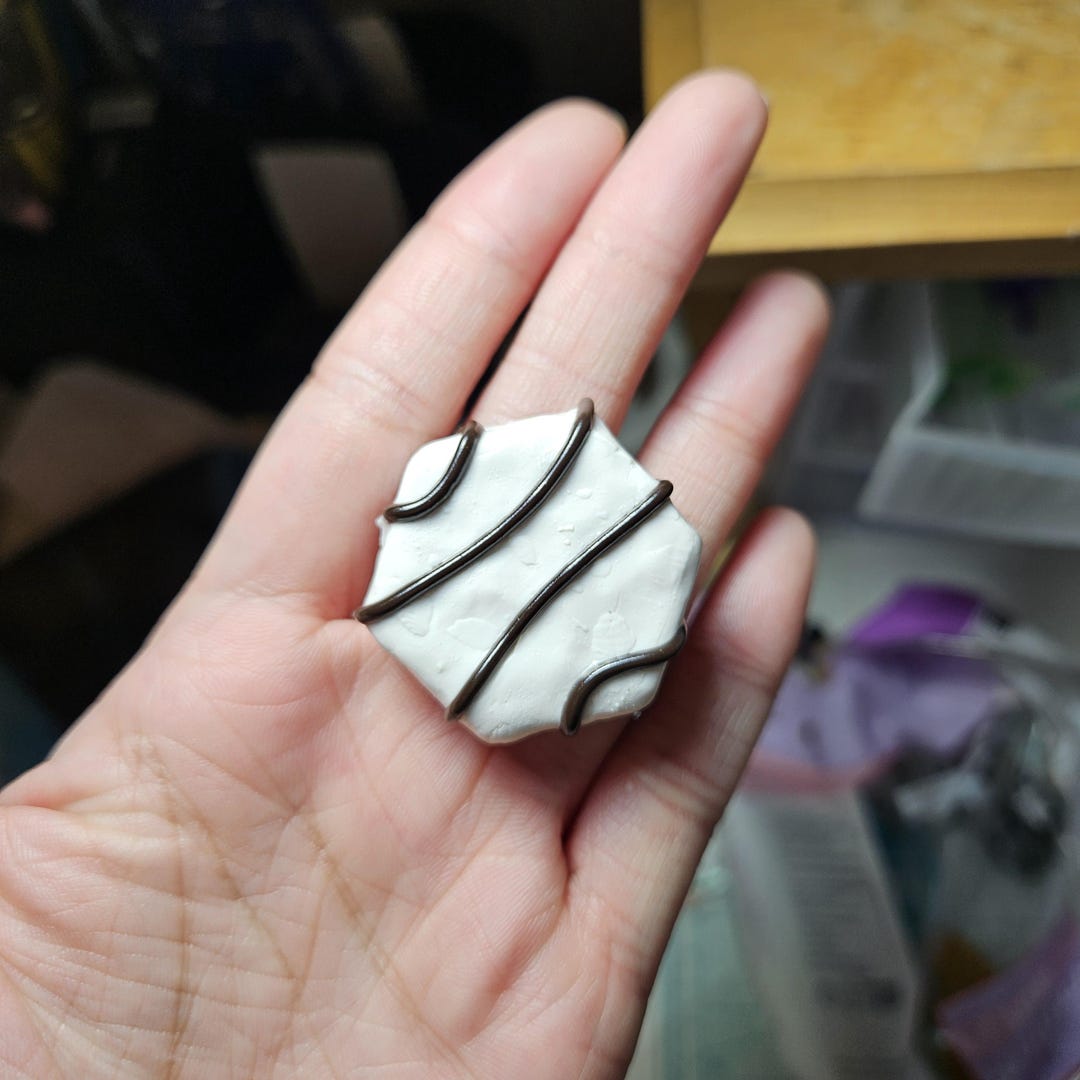 Miniature Zebra Cake Magnet Handmade Polymer Clay Decor - Etsy