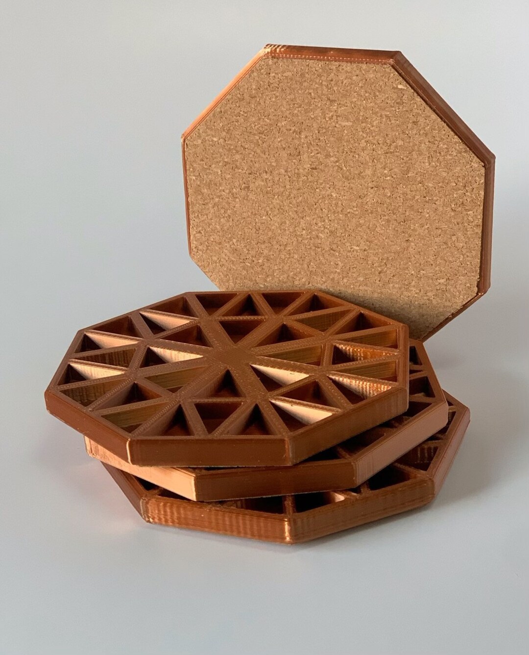Geometric Octagon Coasters - Etsy