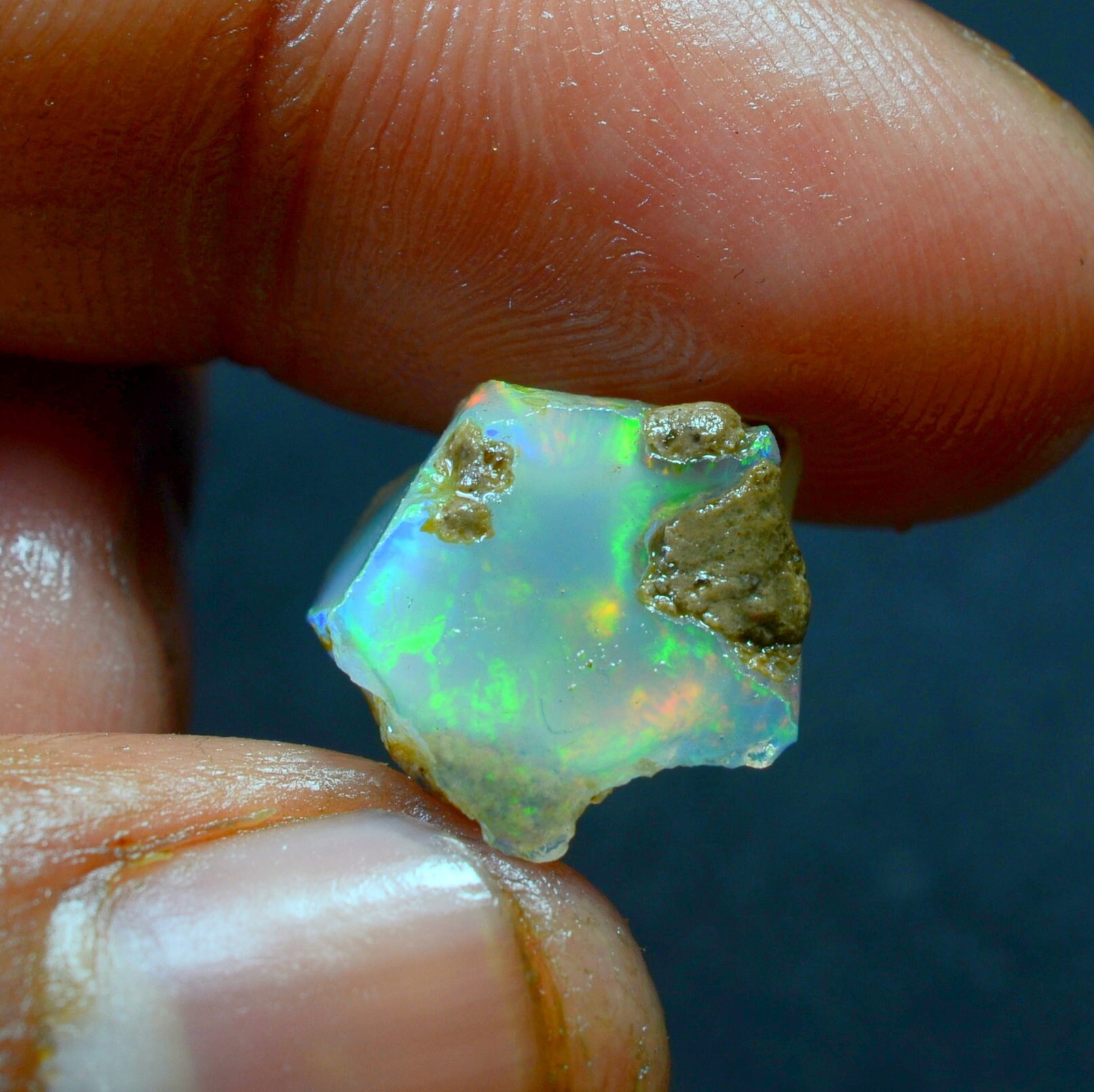 6.60 cts Fantastic Raw Opal Crystal RoughRough Ethiopian Opal | Etsy