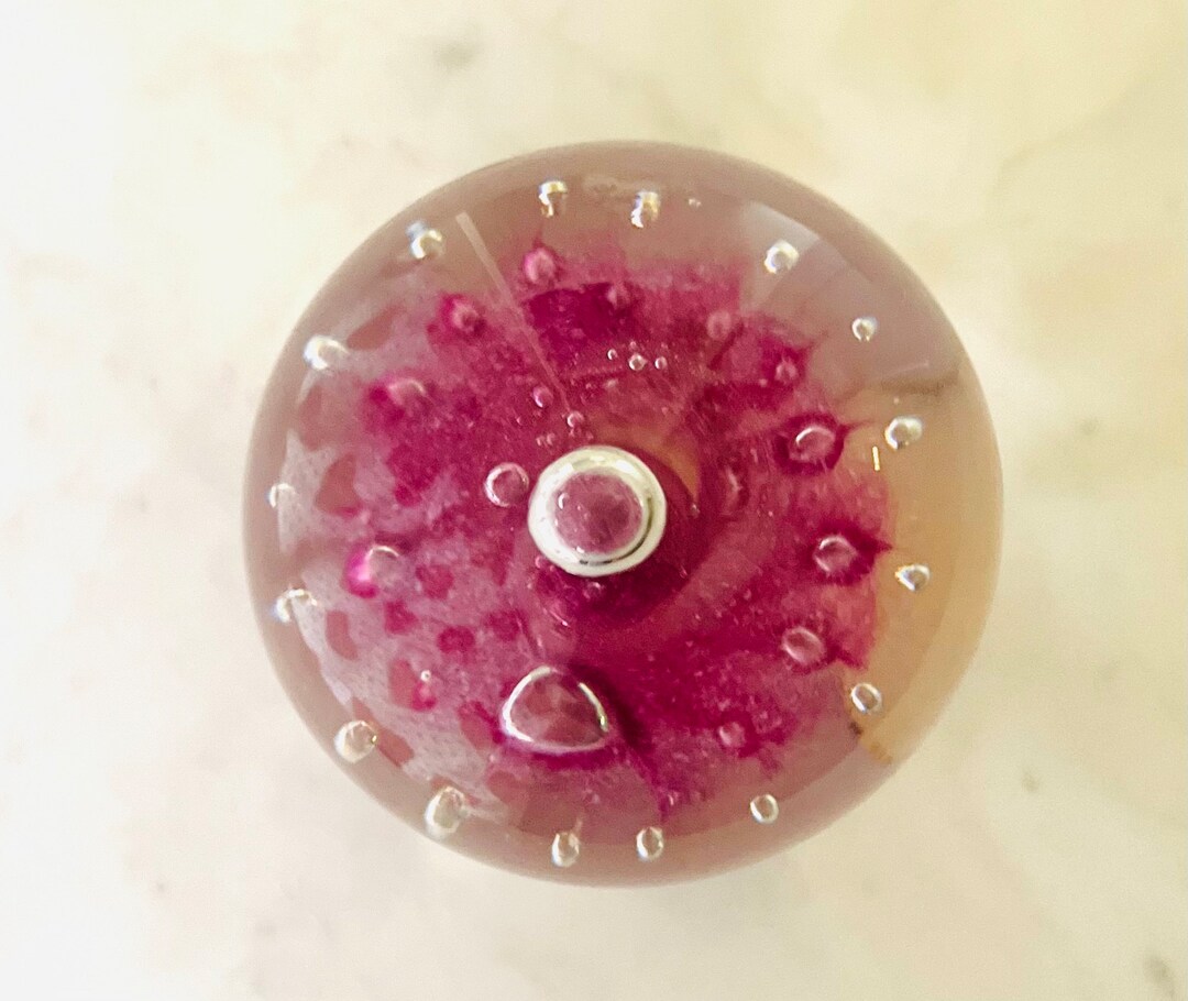 Caithness Glass Paperweight Scotland 1978 Signed - Etsy