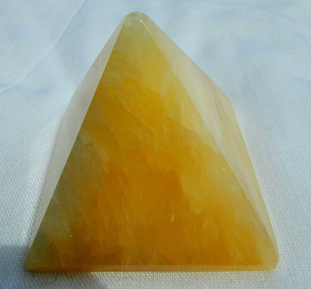 1.5 Inch Orange Calcite Pyramid - Etsy