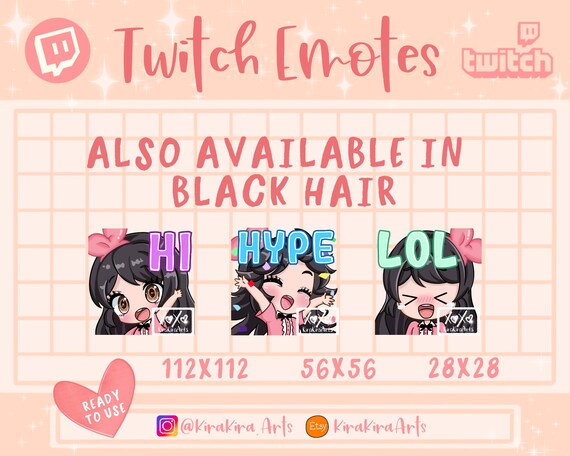 Art & Collectibles custom emotes clip art EViTA : teddy ombre hair ...