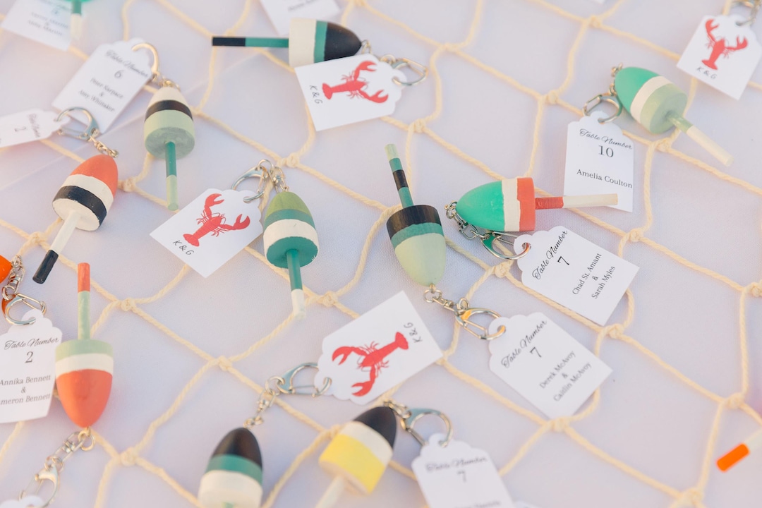 Buoy Keychain Seating Chart - Etsy