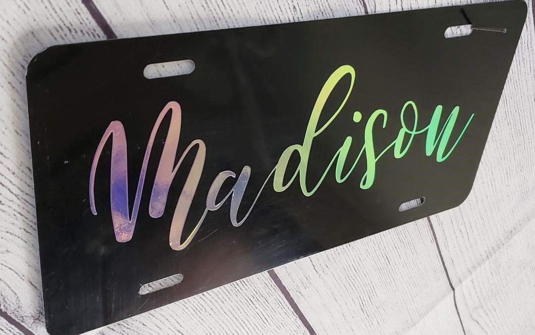 Personalized-custom Front License Plate | Car Tag | Permanent ...