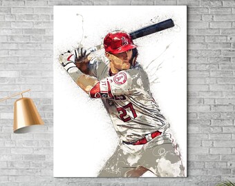 Mike Trout Poster | Etsy