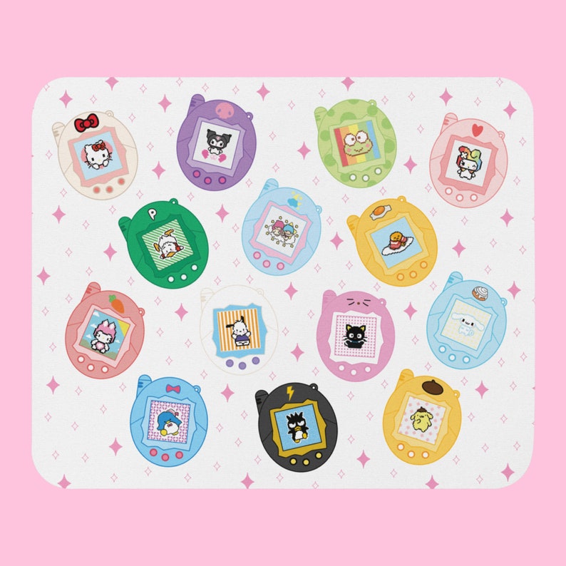 Sanogotchi Mouse Pad | Y2K Themed Gamer Pad| Kawaii Mouse Pad | Gaming ...