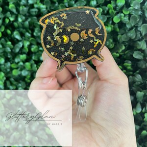 Cauldron Shaker Badge Reel for Nurses, Teachers, Medical and Office ...