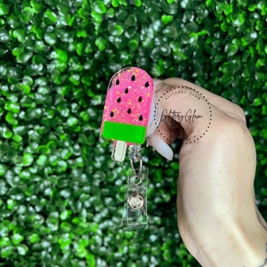 Cute Popsicle Badge Reel-summer Themed ID Holder-nurse ID Keycard ...