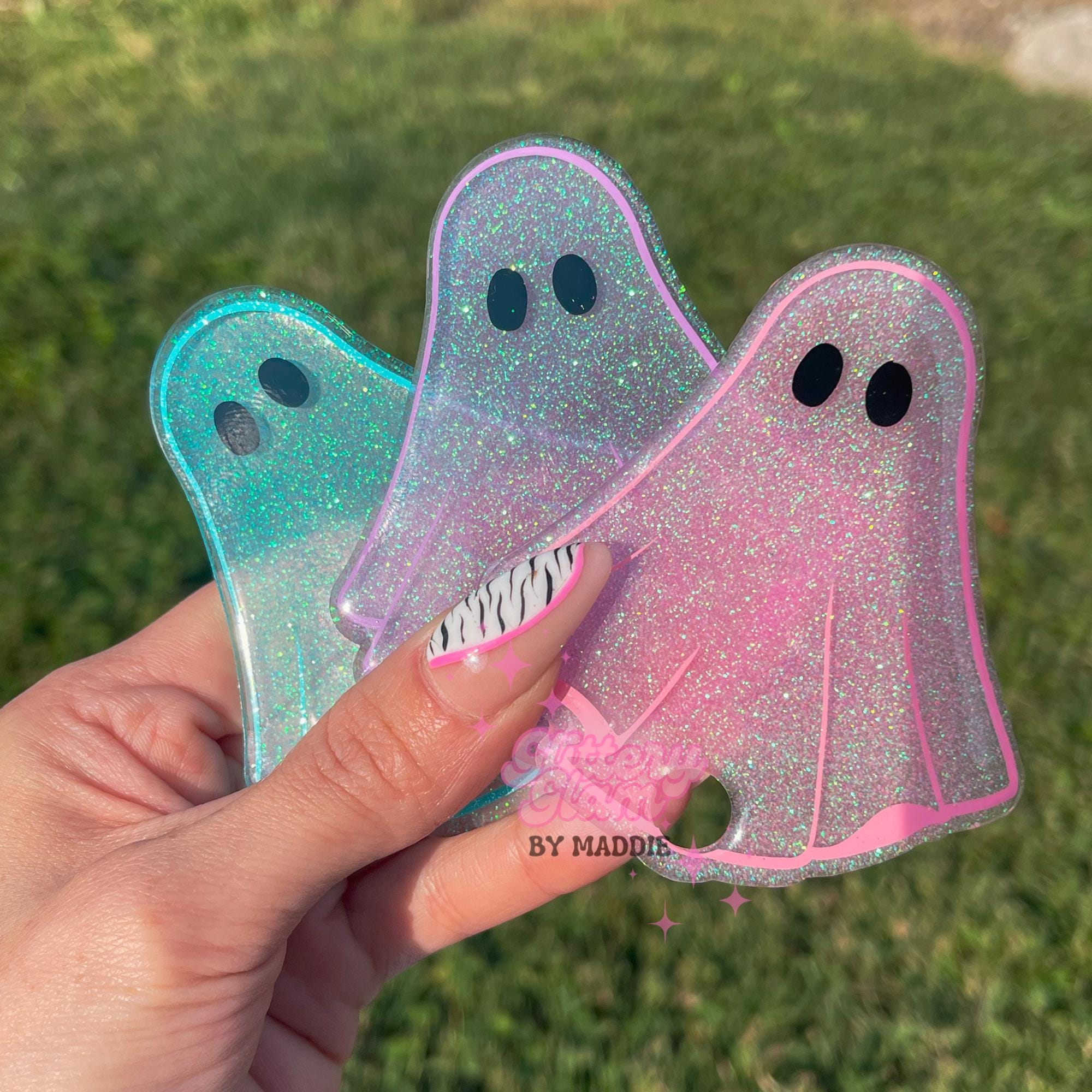 Pastel Halloween Ghost Tumbler Topper: Glow in the Dark Stanley ...