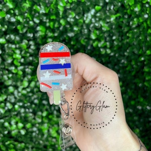 Cute Popsicle Badge Reel-summer Themed ID Holder-nurse ID Keycard ...