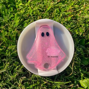 Pastel Halloween Ghost Tumbler Topper: Glow in the Dark Stanley ...