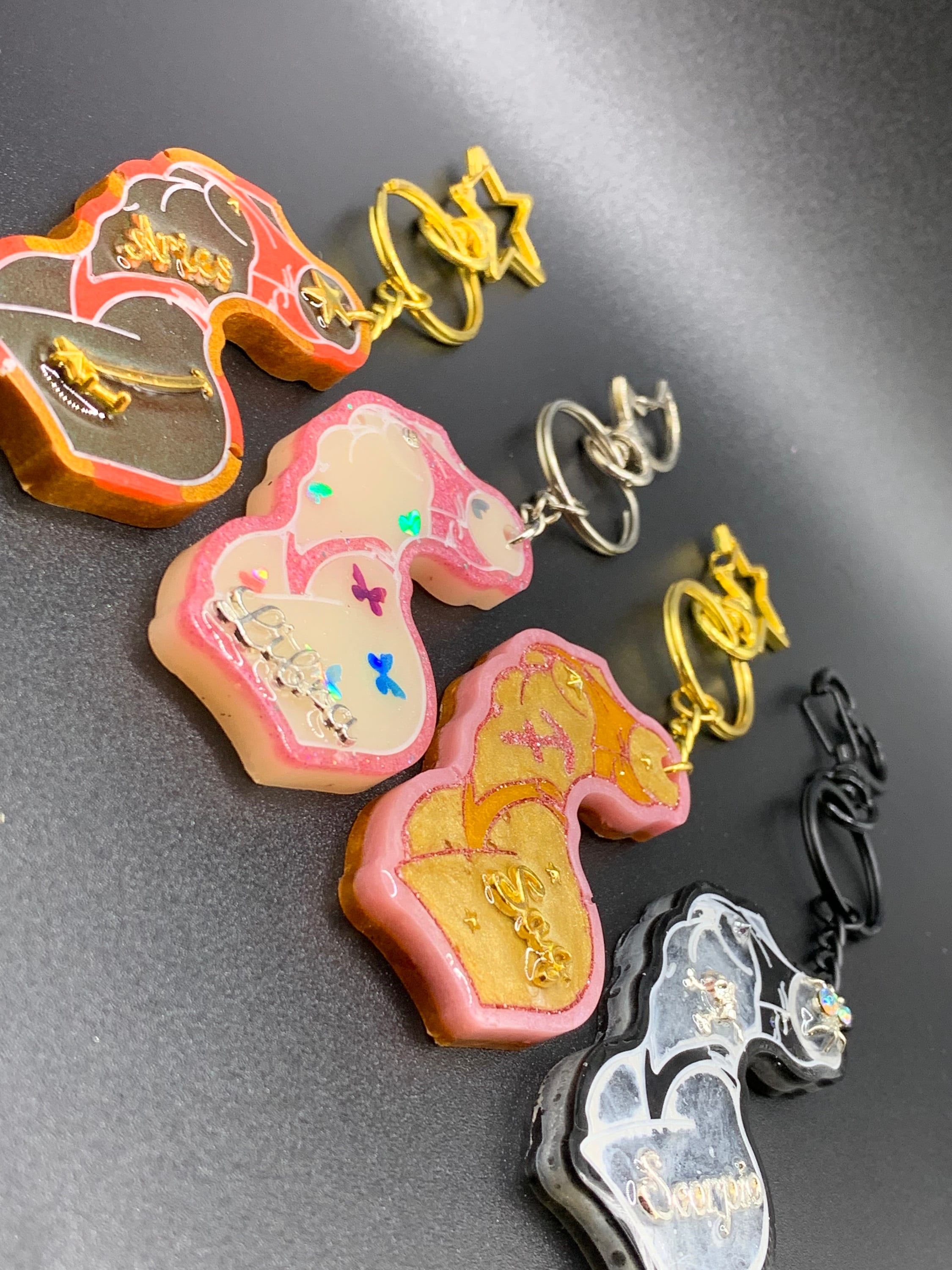 Zodiac Female Curvy Sexy Body Feminist Figure Resin Keychains - Etsy