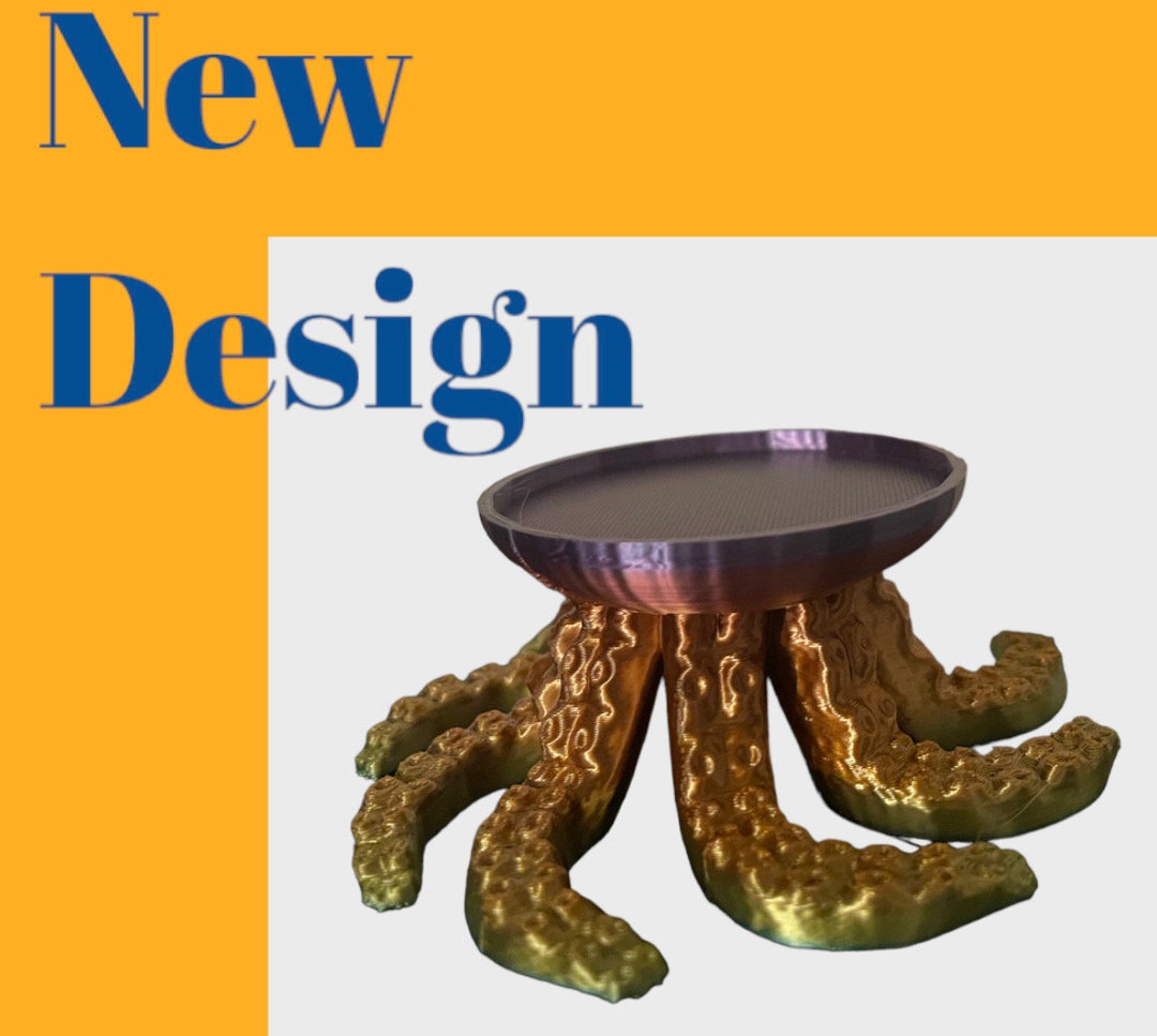 3D Printed Octopus Coaster - Etsy