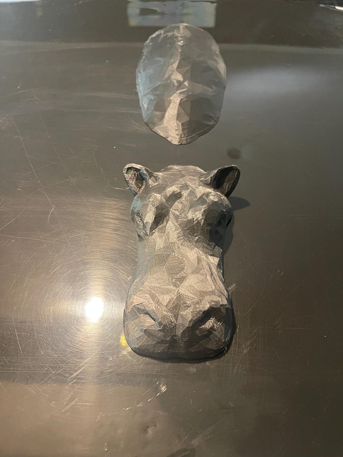 Two Piece Hippo in Water Decor Table Centerpiece - Etsy