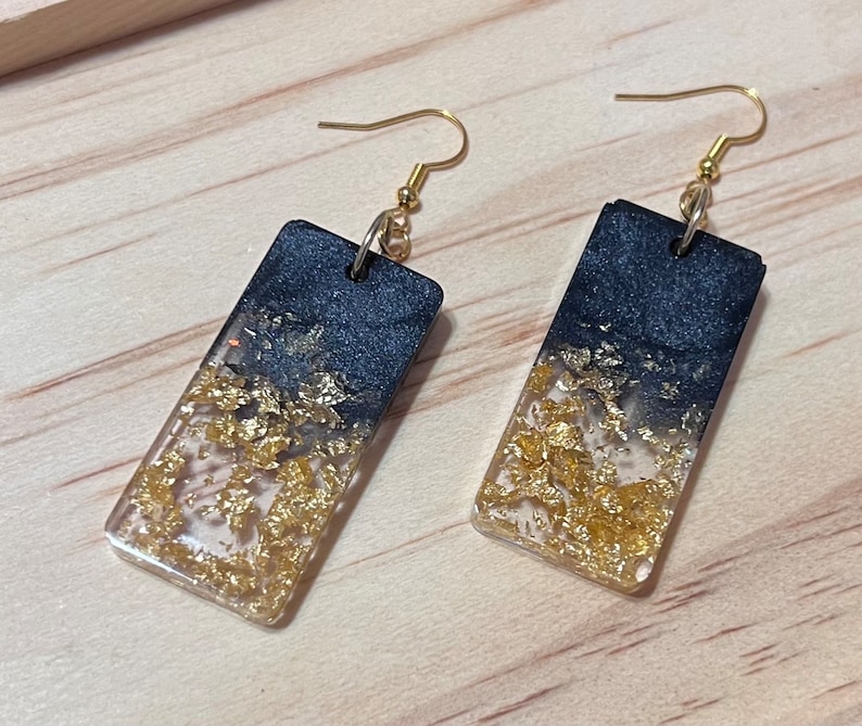 Resin Earrings - Etsy