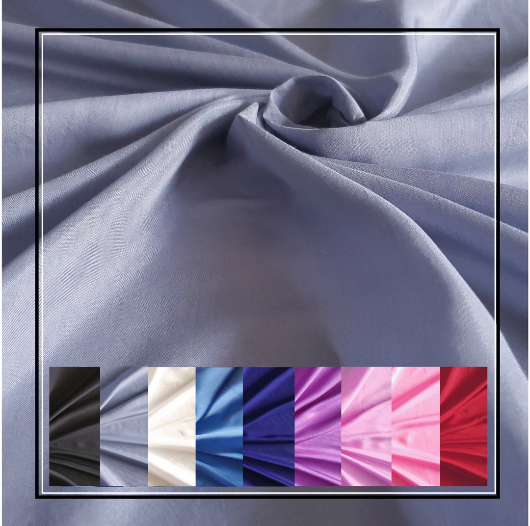 Silk Cotton Blend Fabric: Sheer Soft Cotton Mulmul - 44