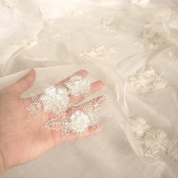 Organza Fabric Embroidery - Etsy