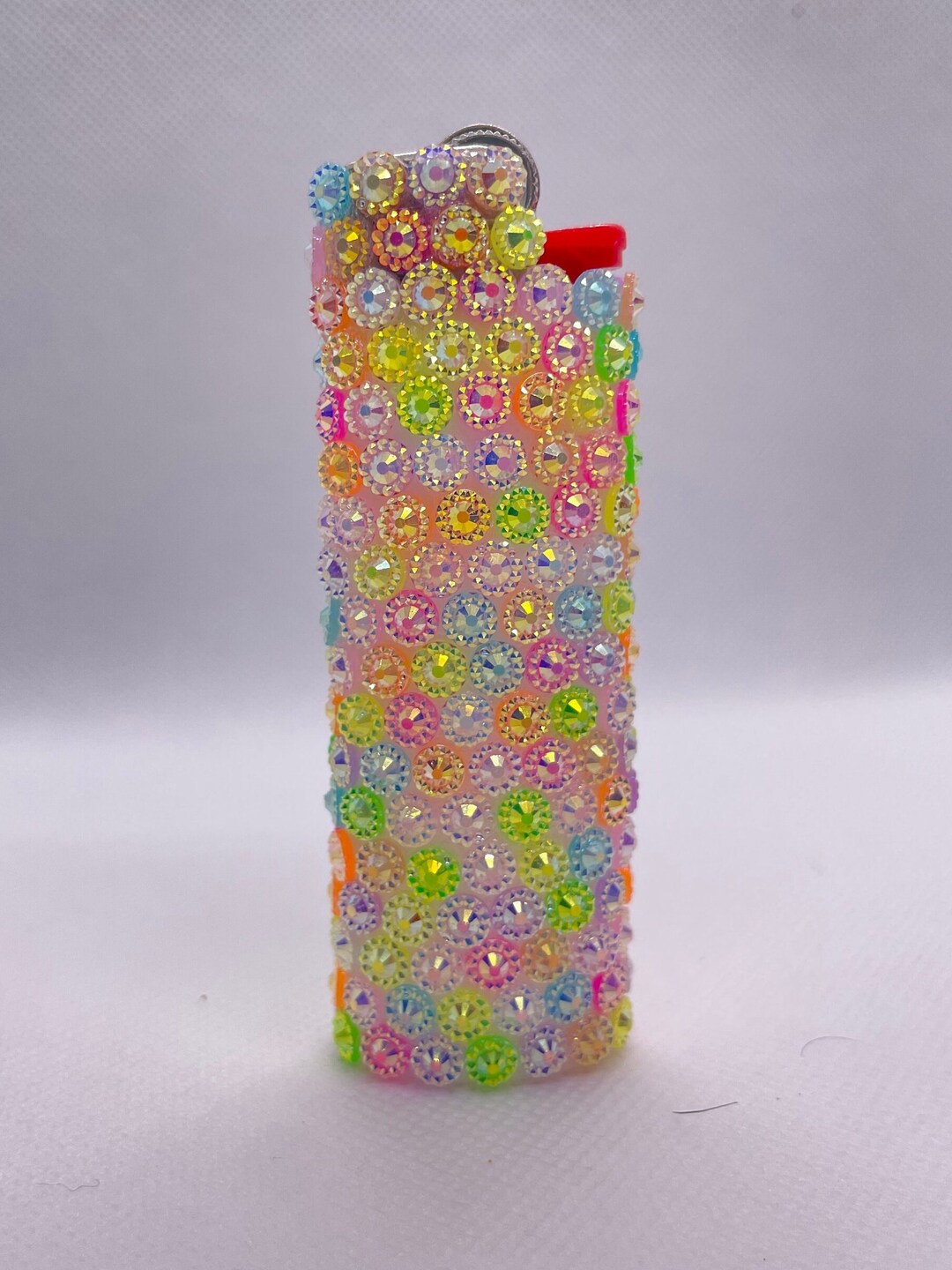 Rainbow Bedazzled Lighter - Etsy