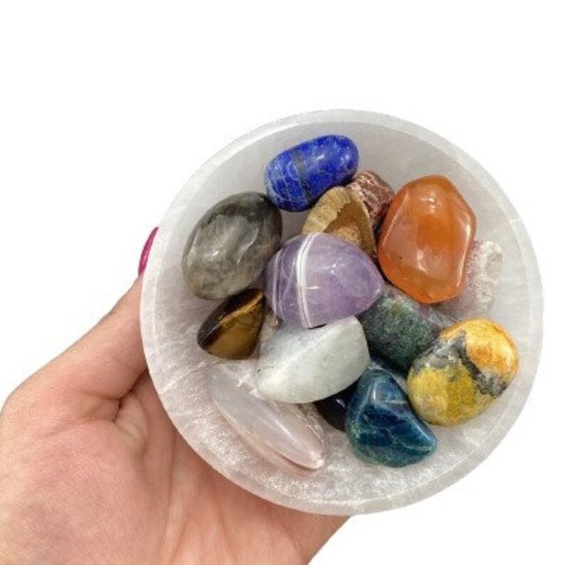 Pure Selenite Bowl Gemstone and Crystal Charging Bowl Reiki - Etsy UK