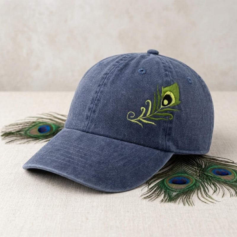 Baseball Cap With Peacock - Etsy