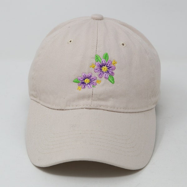 Flower Baseball Cap - Etsy