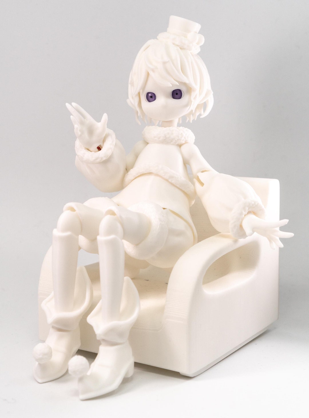 Prototype BJD Elf Jester Girl Fantasy Doll 1/6 28cm 3D Print Plastic ...