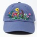 Hand Embroidered Mixed Vegetable Vege Garden Baseball Hat, Curved Brim ...